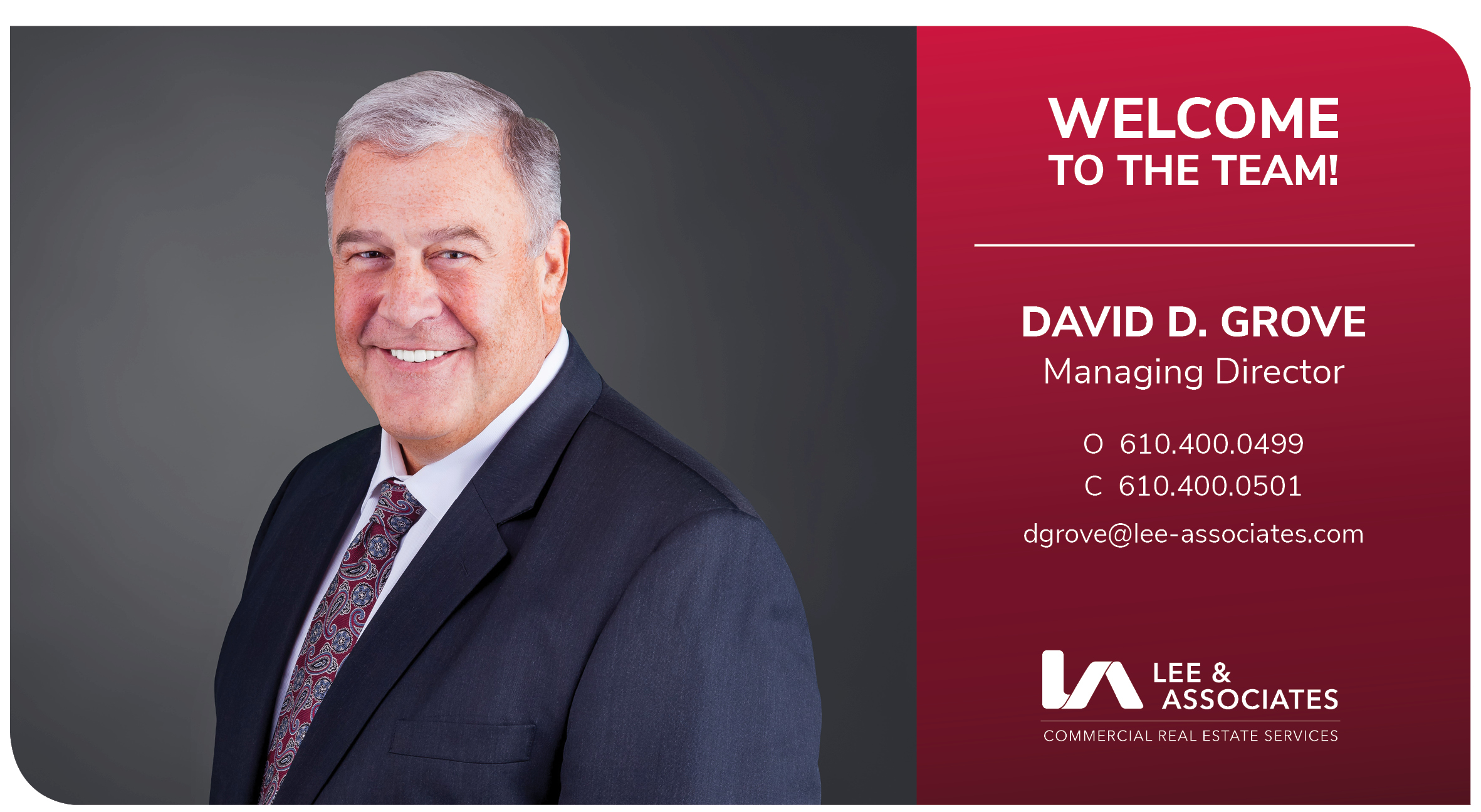 Industry Veteran David Grove Joins Lee & Associates of Eastern ...