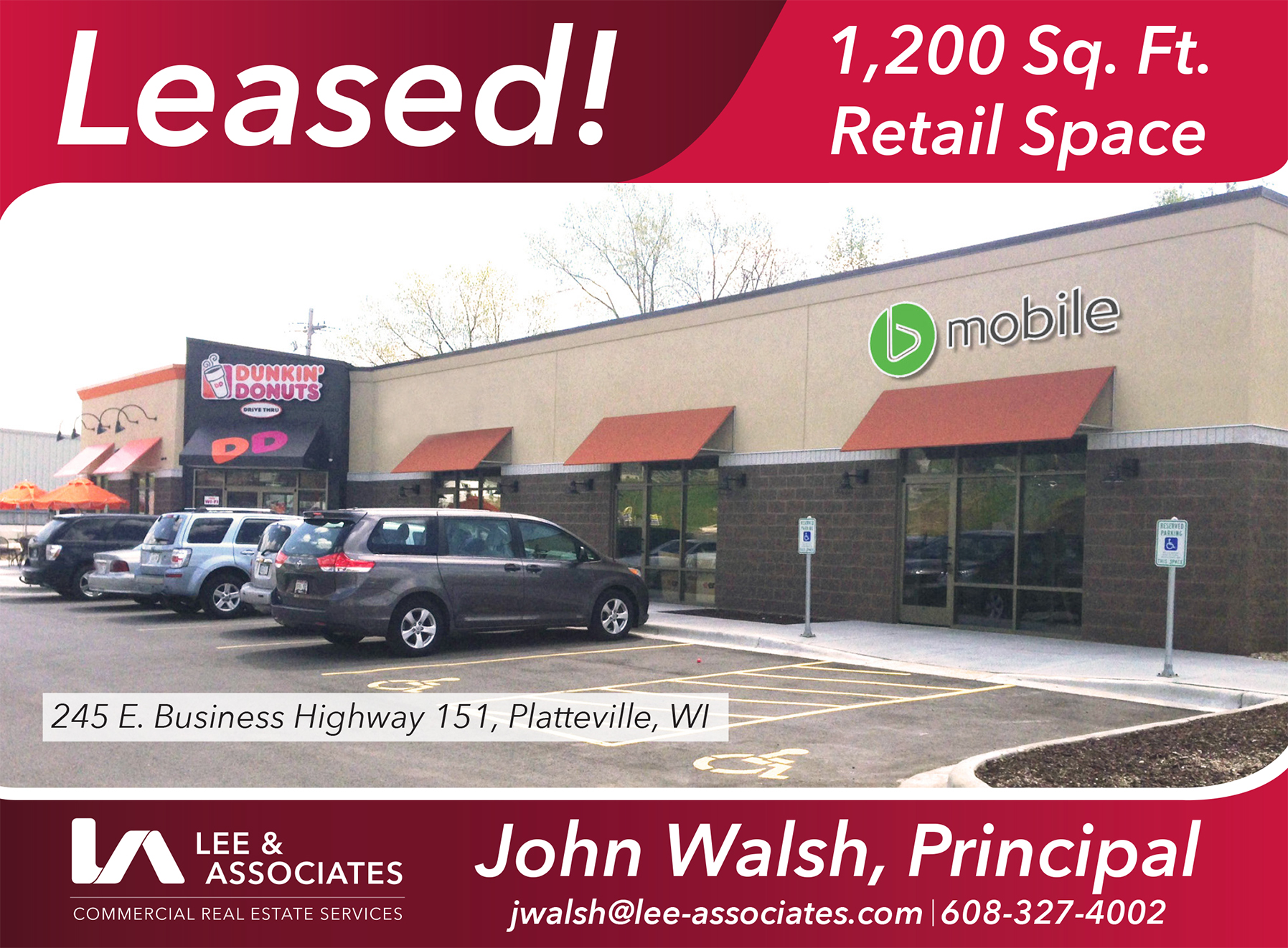 LEASED! 1,200 SQ. FT. RETAIL SPACE - Madison | Lee & Associates