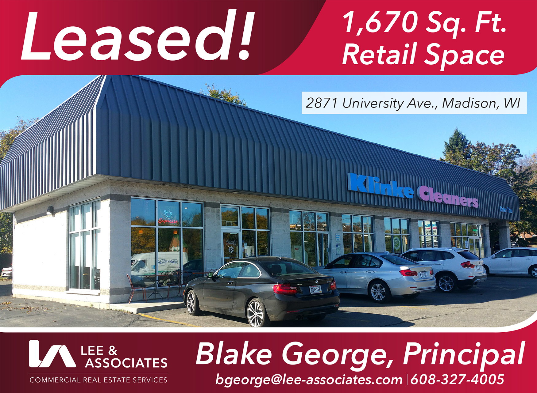 Leased! 1,670 Sq. Ft. Retail Space - Madison | Lee & Associates