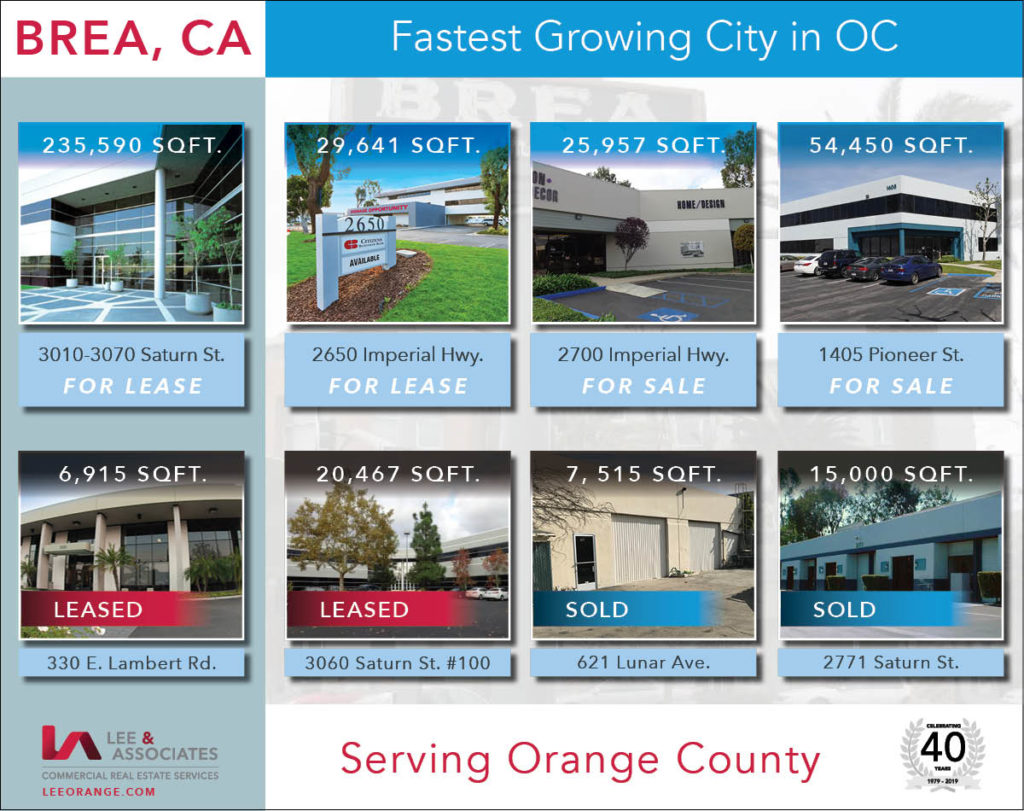 Brea Population Growth first in Orange County | Lee & Associates | CRE