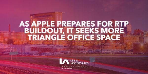 As Apple prepares for RTP buildout, it seeks more Triangle office space ...