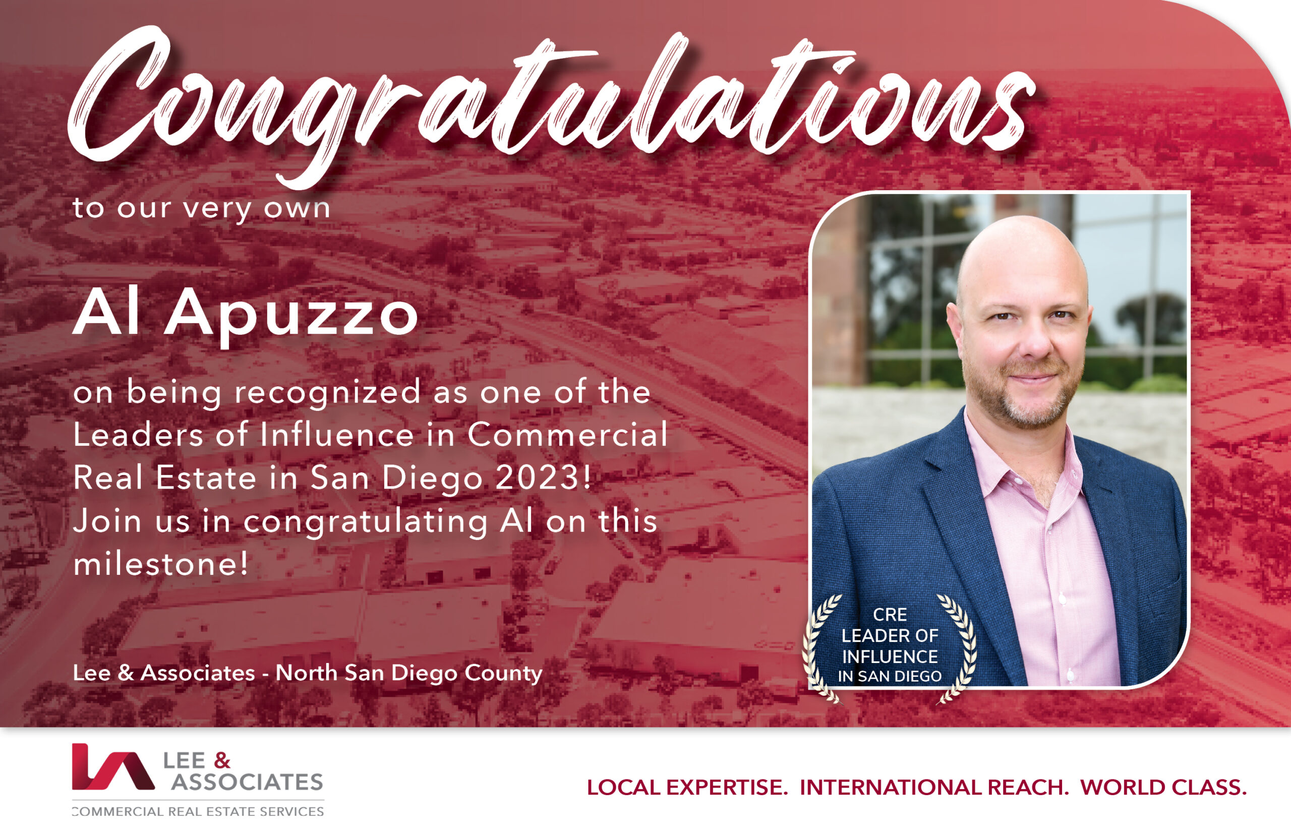 Al Apuzzo of Lee & Associates - NSDC Honored as One of San Diego's ...